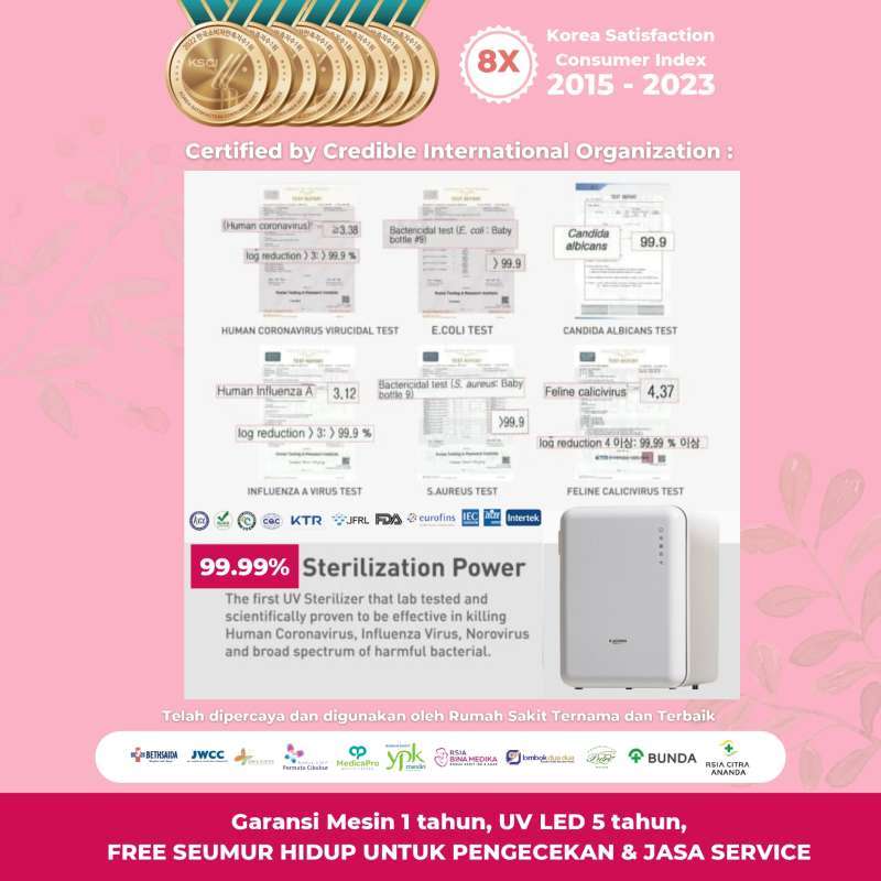 Jual Haenim Uv Sterilizer F5 (smart Flex) Di Seller Haenim Official ...