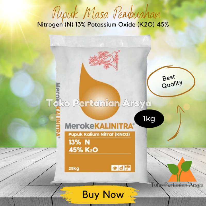 Promo meroke kalinitra 1 kg pupuk kalium nitrat kno3 untuk ab mix ...