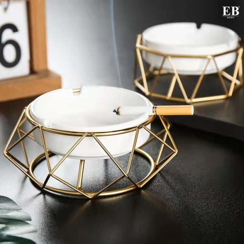 Jual Asbak Unik Besi Emas / Asbak Keramik / Ceramic Ashtray 36/22-24 ...