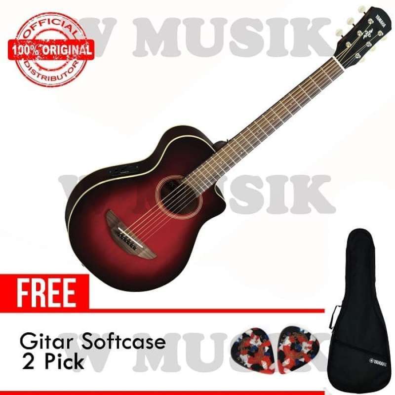 Promo Yamaha Gitar Akustik Elektrik (3/4) APX-T2 / APX T2 / APXT2 - DRB ...