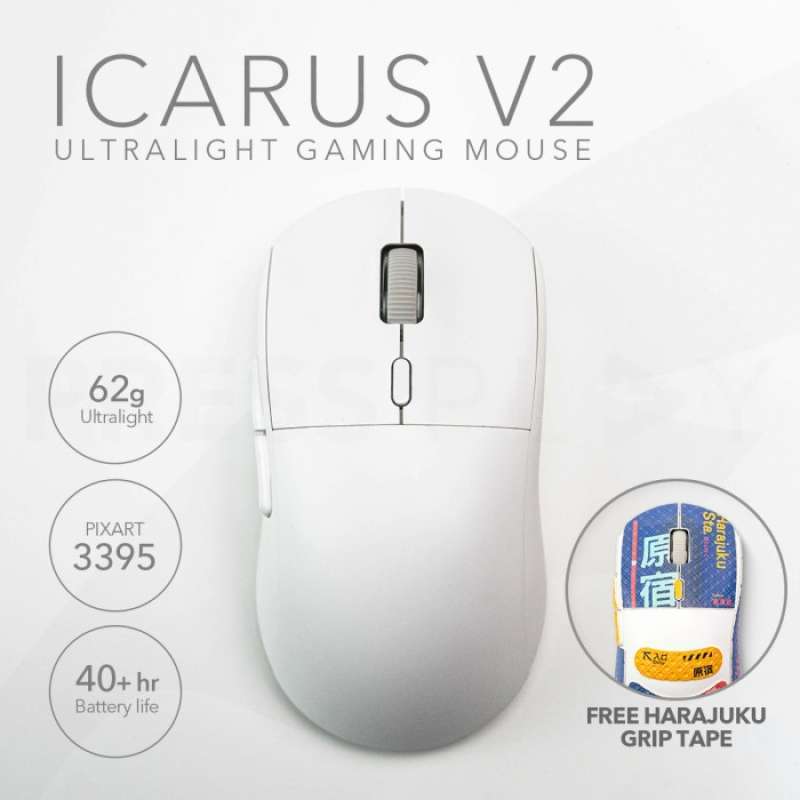 Promo Icarus V2 Ultralight Gaming Mouse By Press Play Diskon 23% di ...