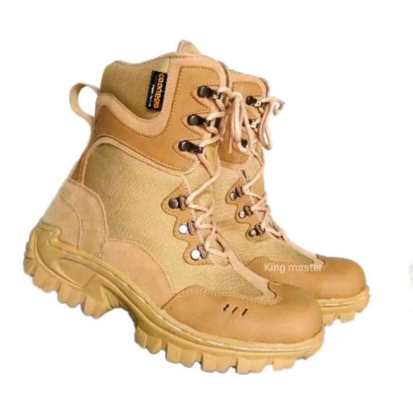 Promo Bossindo Sepatu Boots Safety Pol Pp Lapangan Tactical Gurun - 40 ...