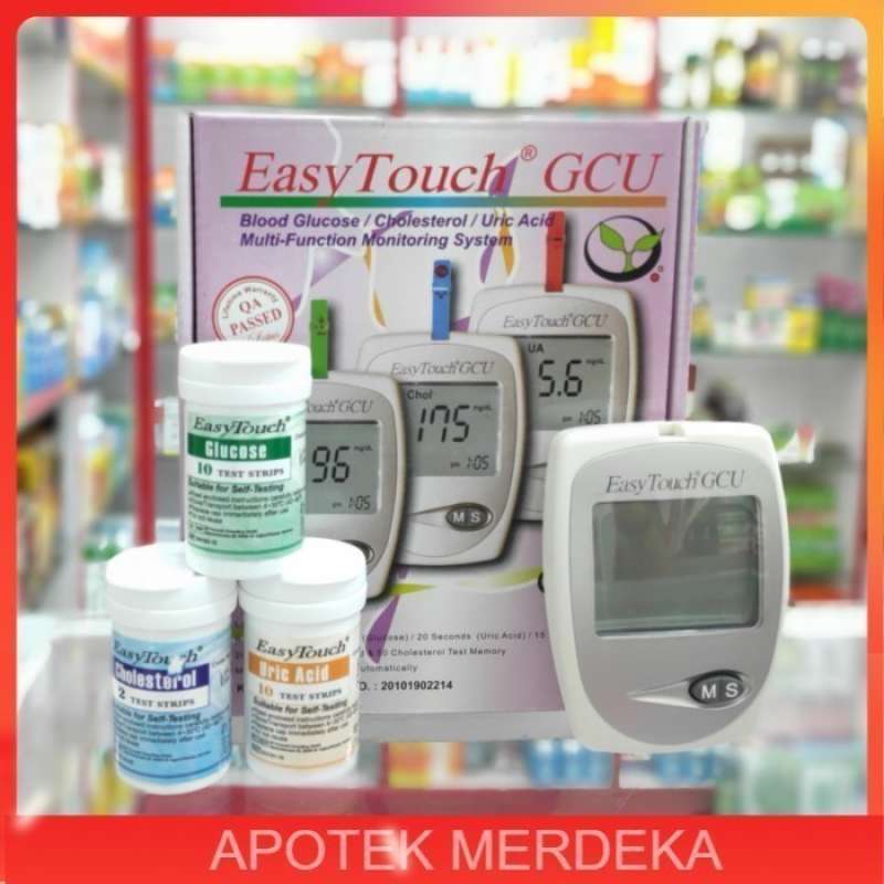 Jual Easy Touch Gcu Easytouch 3 In 1 Alat Cek Gula Darah Kolestrol As Urat di Seller Gadget ...