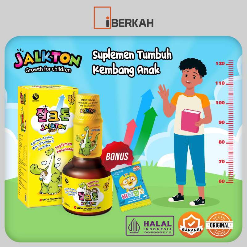 Jual Jalkton - Multivitamin Sirup Anak Rasa Strawberry Untuk Usia 1-7 ...