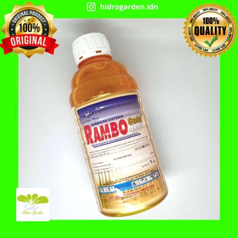 Promo Pembasmi Gulma Rumput Herbisida Rambo Gold 480sl 1 Liter Diskon ...