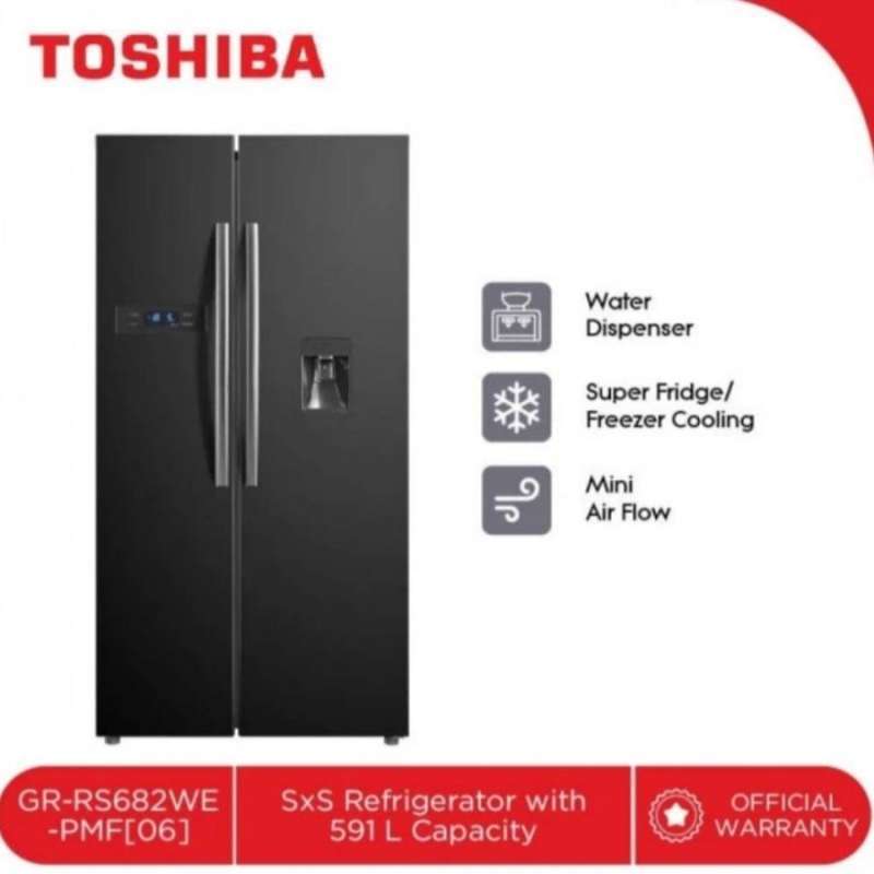 Jual Kulkas Dua Pintu Side By Side Dispenser Original, Murah & Diskon April 2024 | Blibli