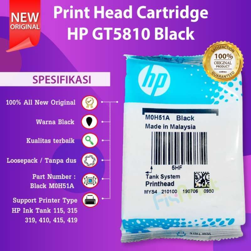 Promo Print Head Hp Gt51 Dan Gt51 |Head Hp 5810 Hp5820 Gt52 Gt51 ...