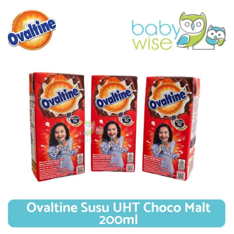 Jual Ovaltine Susu Uht Choco Malt 200ml - Susu Uht Di Seller Baby Wise Surabaya - Online - Kota ...