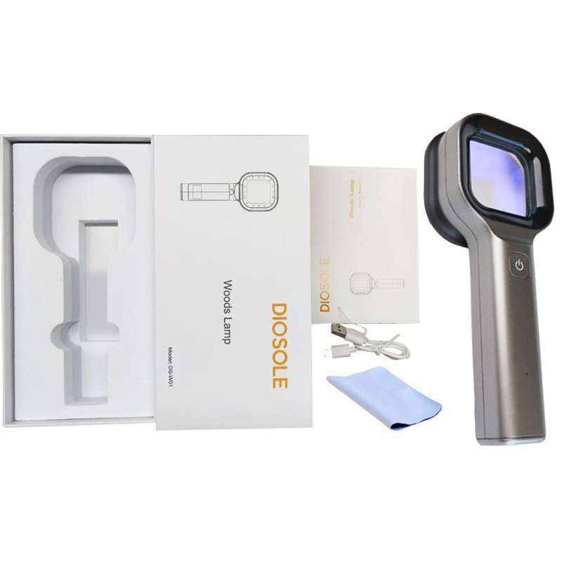 Jual New Skin Analyzer With Woods Lamp Portable Vitiligo Detector Skin ...
