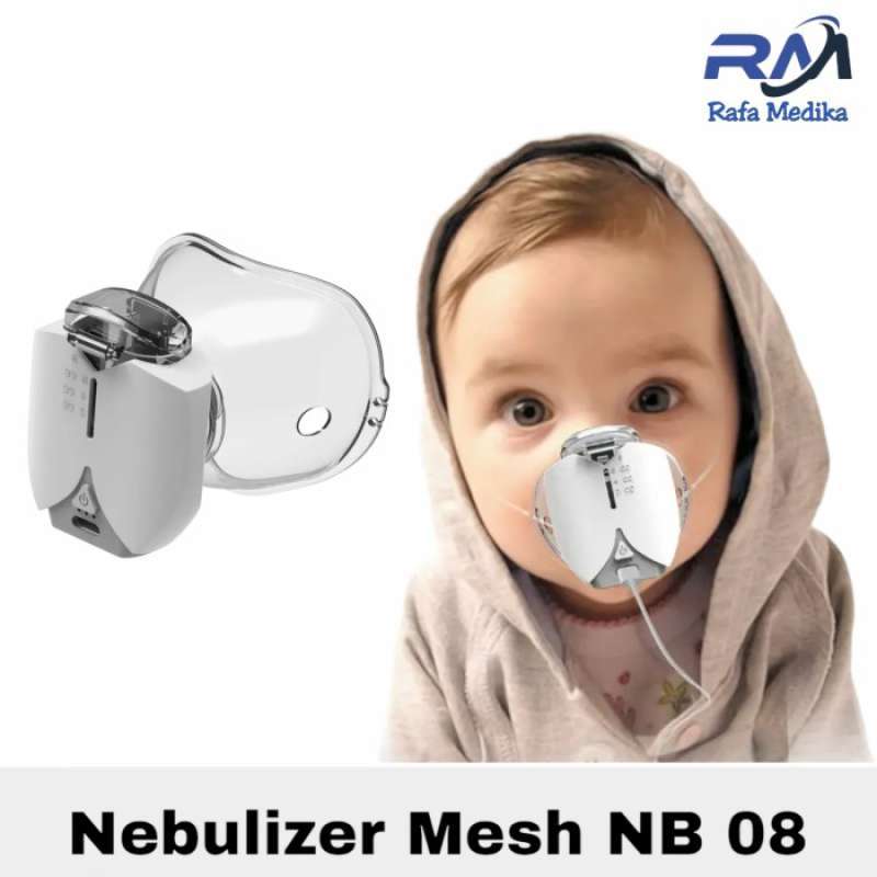 Jual Wearable Mesh Nebulizer NB08 Uap Asma Inhaler Inhalasi Pernafasan ...