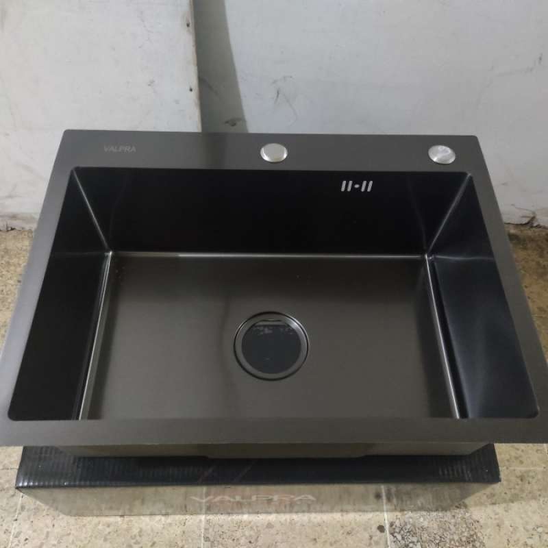 Promo Kitchen Sink / Bak Cuci Piring 1 Lubang Besar 7545 Hitam ...