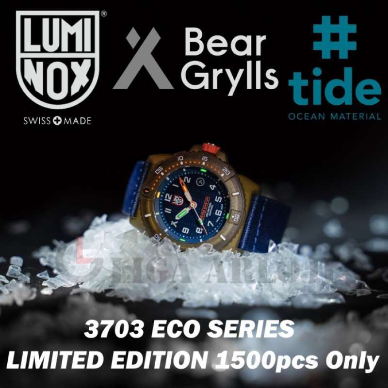 Promo Luminox Xb.3703 Bear Grylls Limited Edition Survival Eco Series ...