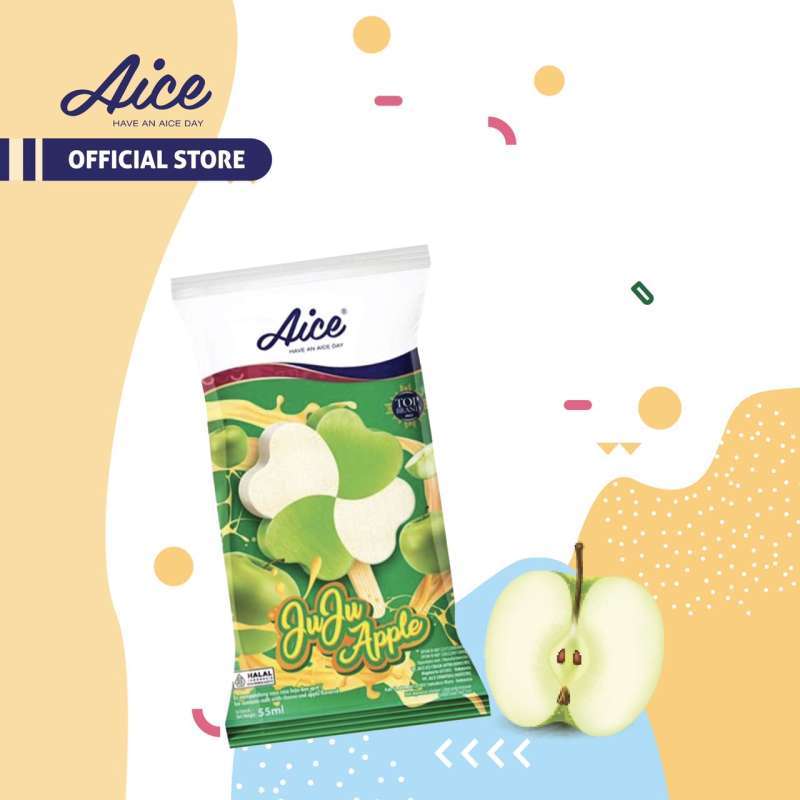 Promo Aice Ice Cream Juju Apple Stick Isi 10pcs Es Krim Diskon 50% Di ...
