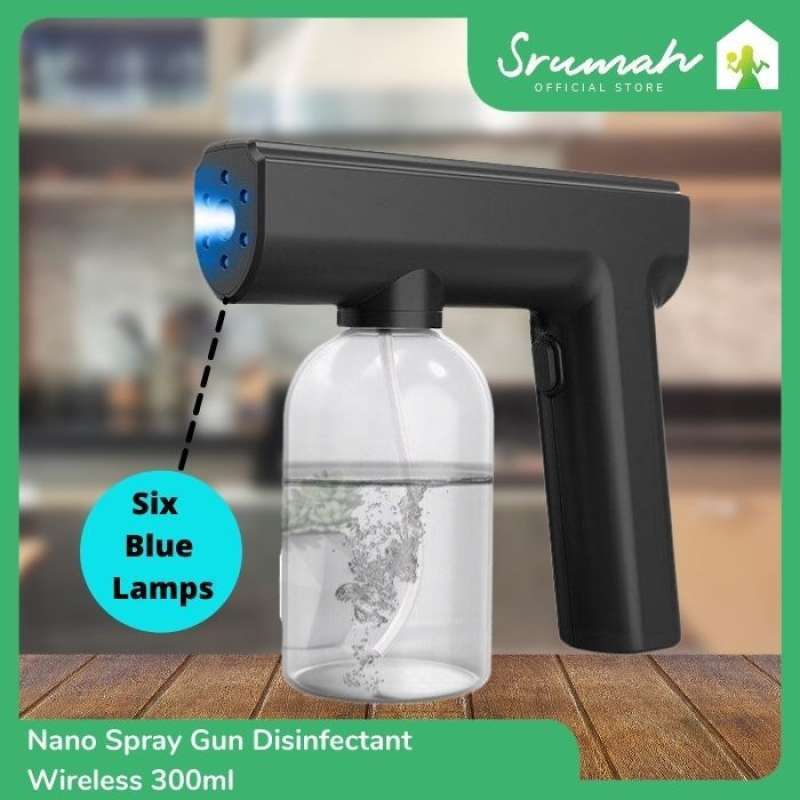 Jual Nano Spray Gun Disinfectant Wireless 300ml Semprotan Disinfektan ...