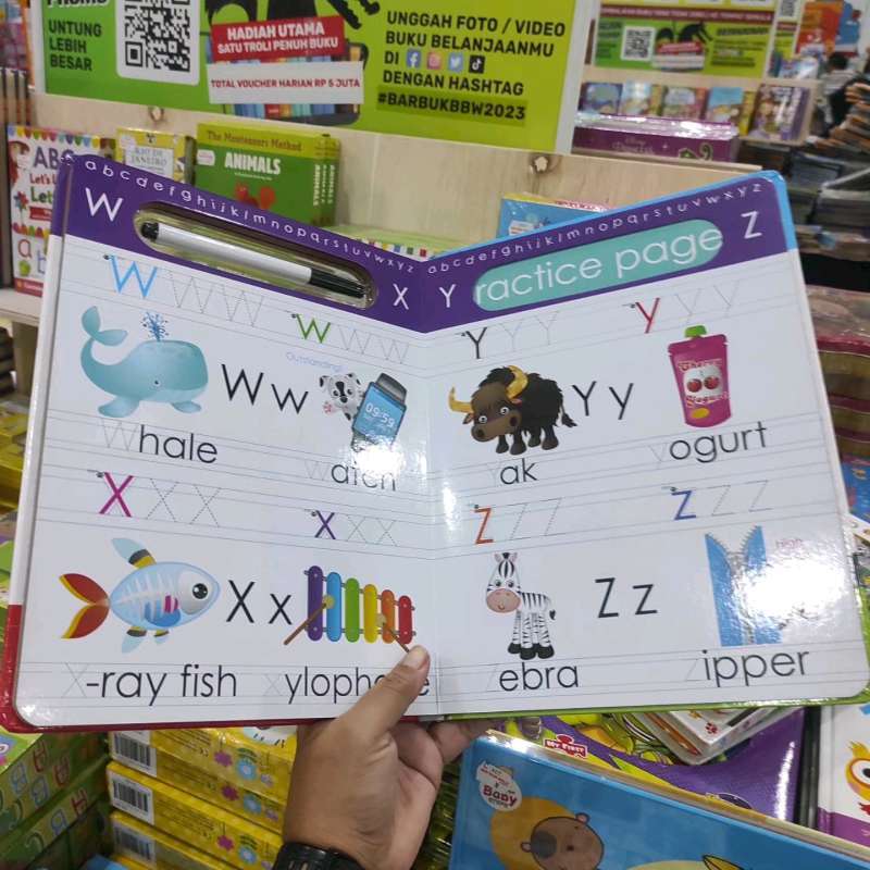 Jual BIG BAD WOLF WRITE AND WIPE : ALPHABET - BUKU AKTIVITAS ANAK BBW ...