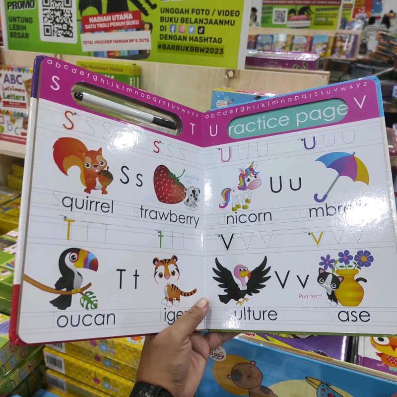 Jual BIG BAD WOLF WRITE AND WIPE : ALPHABET - BUKU AKTIVITAS ANAK BBW ...