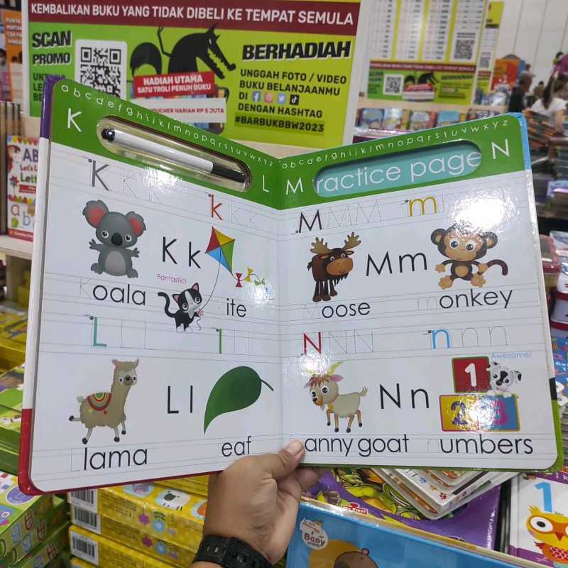 Jual BIG BAD WOLF WRITE AND WIPE : ALPHABET - BUKU AKTIVITAS ANAK BBW ...