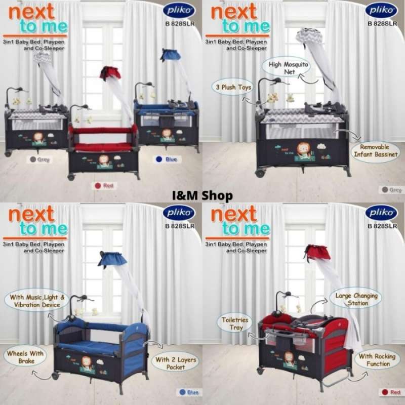 Promo Pliko Next To Me B 828 Slr Red/ Baby Box Diskon 21% Di Seller ...