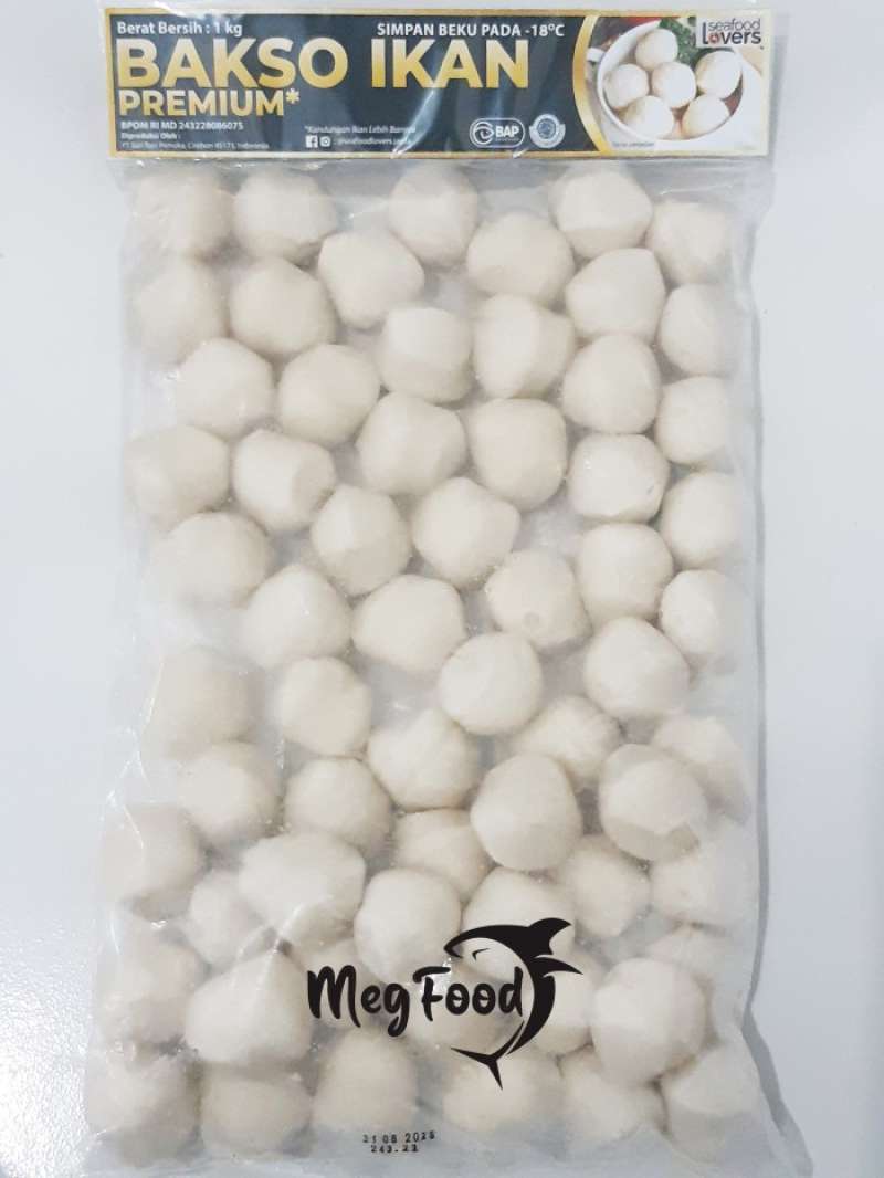 Jual Bakso Ikan Premium Seafood Lovers 250gr | 1kg - 1kg Di Seller Meg ...
