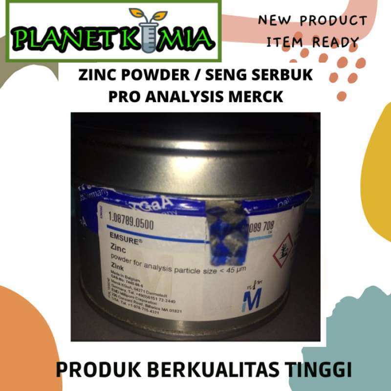 Jual Zinc Powder / Serbuk Seng / Serbuk Zn Pro Analisa Merck 50 Gram Di ...
