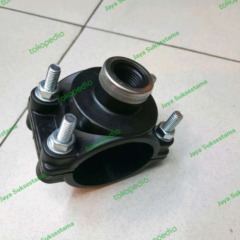 Promo Clamp Saddle Hdpe 110mm X 1 Inch - Clamp Sadle Pipa Hdpe Diskon ...