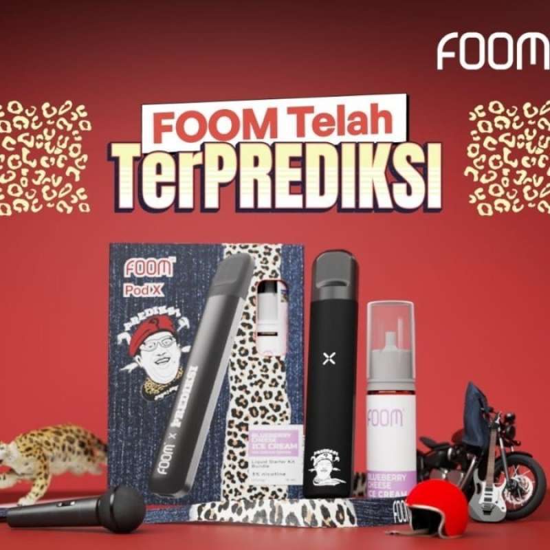 Jual BUNDLING FOOM X PREDIKSI POD KIT WITH LIQUID 15ML BY FOOM LAB ...