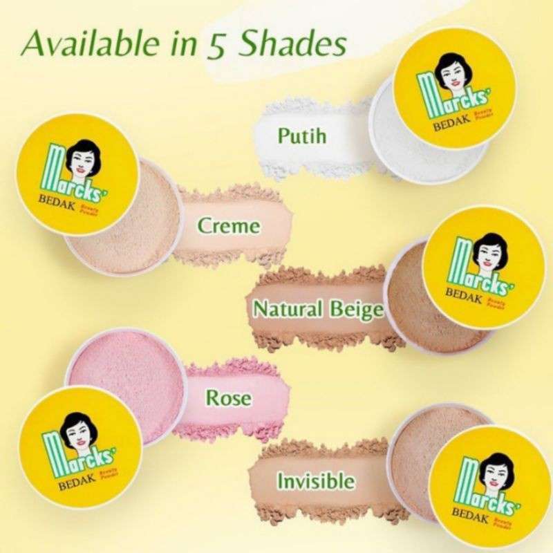 Jual Marcks Bedak Beauty Powder Classic Klasik 40gr - Creme Di Seller ...