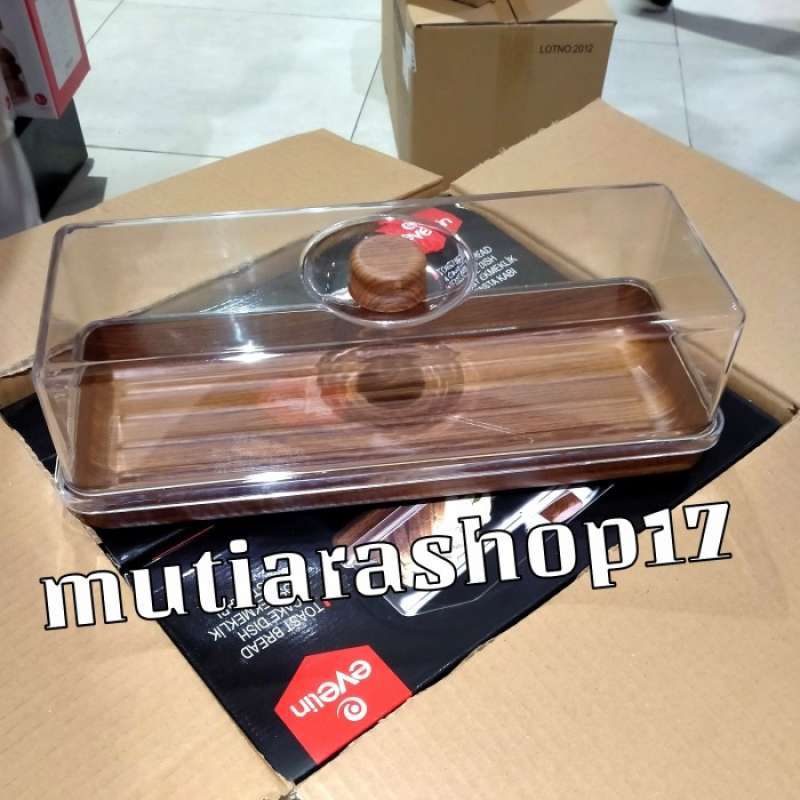 Promo Tempat Roti Desain Elegan Motif Kayu X4 Diskon 11% di Seller ...