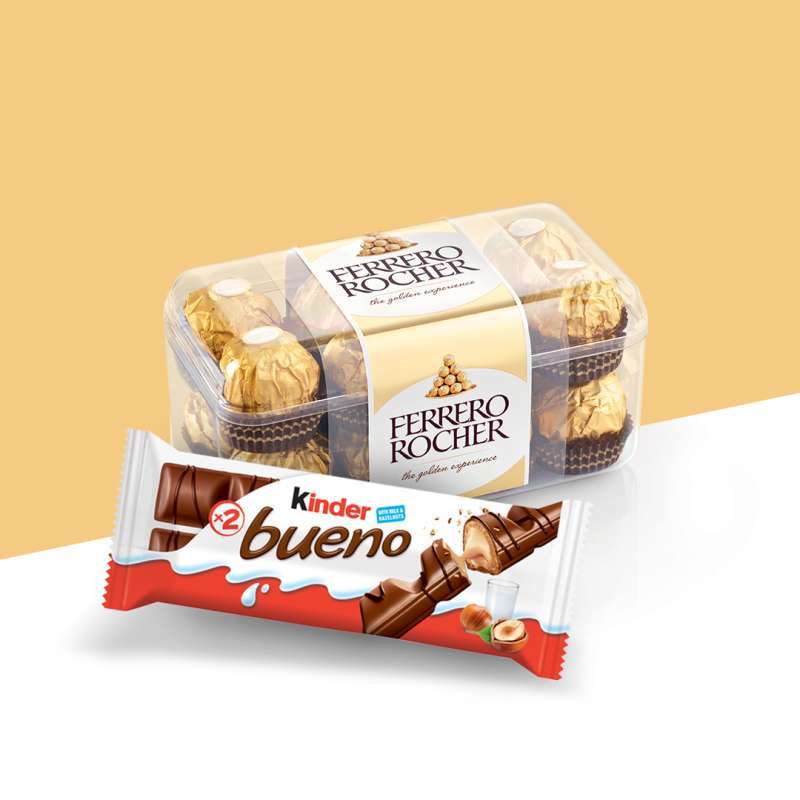 Promo Paket Rocher Ferrero Rocher T16 + Kinder Bueno T2 [43 g] Diskon 5 ...