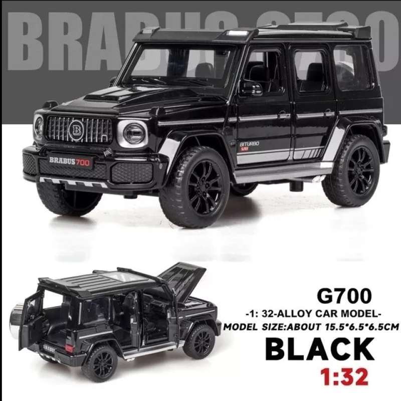 Promo Diecast Mobil Miniatur Mercedes Benz Brabus G700 Koleksi Skala 1: ...