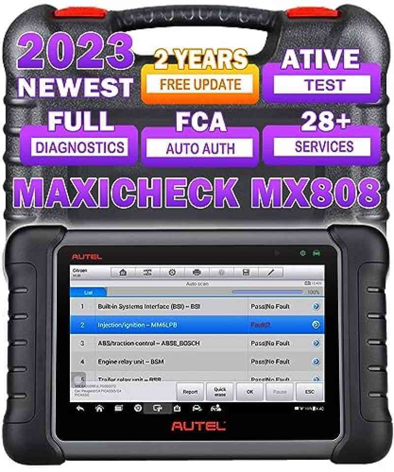 Jual AutelScanner MaxiCheck MX808 with 2 Year Free Update OBD2 Scanner ...