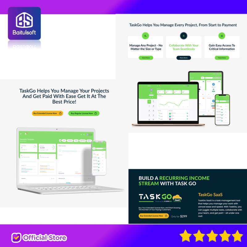Promo SOURCE CODE APLIKASI TASKGO TASK MANAGEMENT SYSTEM BY BAITULSOFT ...
