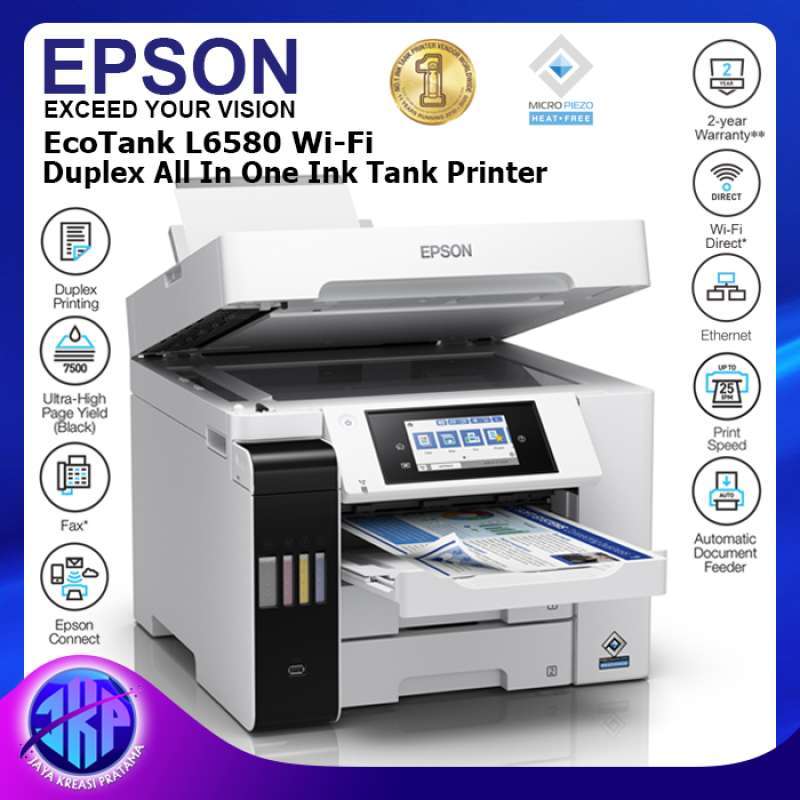 Jual Epson L6580 Wi-fi Duplex All In One Ink Tank Printer Di Seller Jaya Kreasi Pratama - Jaya ...