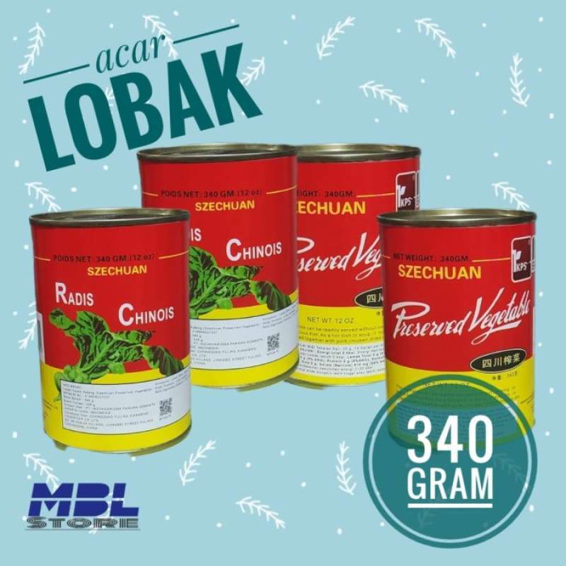 Jual Sayur Asin Acar Lobak Kaleng / Szechuen Cajai Radis Chinois 340 ...