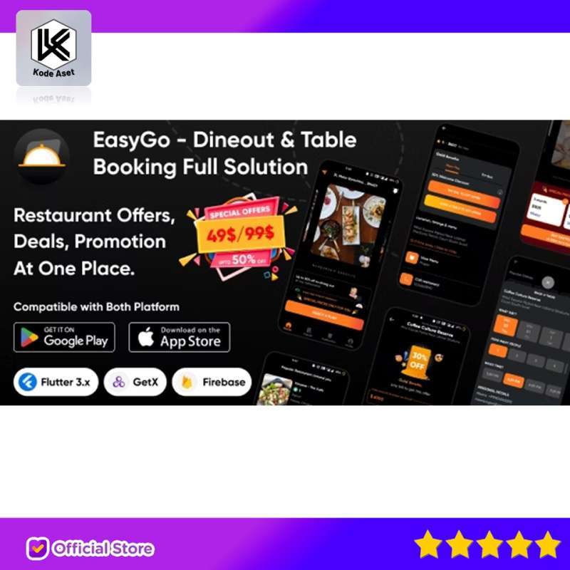 Promo SOURCE CODE APLIKASI EASYGO - DINEOUT & TABLE BOOKING | RESTAURANT OFFERS, DEALS ...