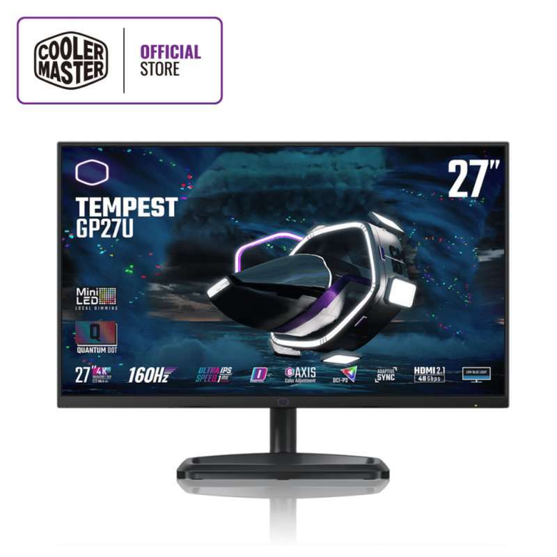 Jual Cooler Master Tempest Gp27u Monitor Miniled 27 Inch 4k 3580x2160 ...