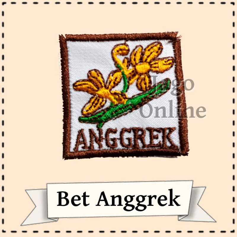 Jual Logo Bordir Bet Tanda Bendera Regu Pramuka Bunga Bintang Putra ...