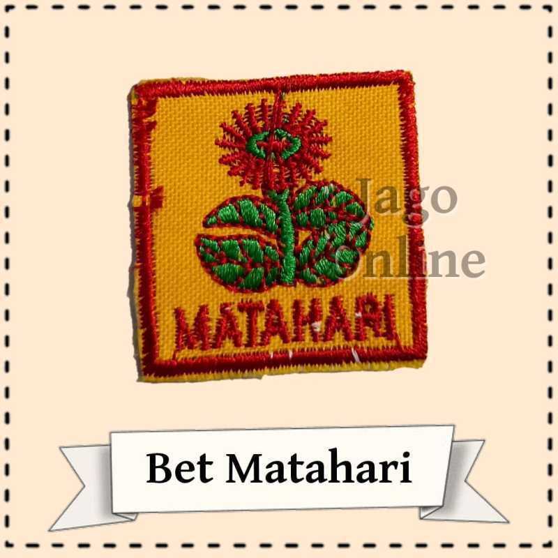 Jual Logo Bordir Bet Tanda Bendera Regu Pramuka Bunga Bintang Putra ...