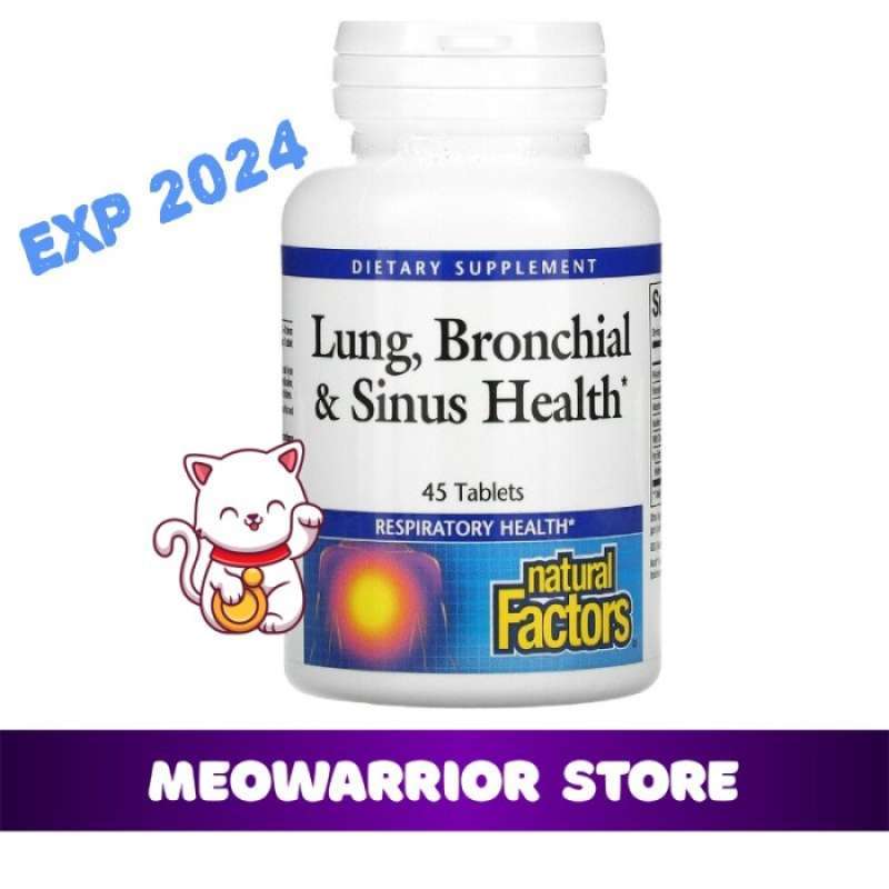 Promo Lung Bronchial Sinus Paru Saluran Pernafasan Natural Factors 45 ...