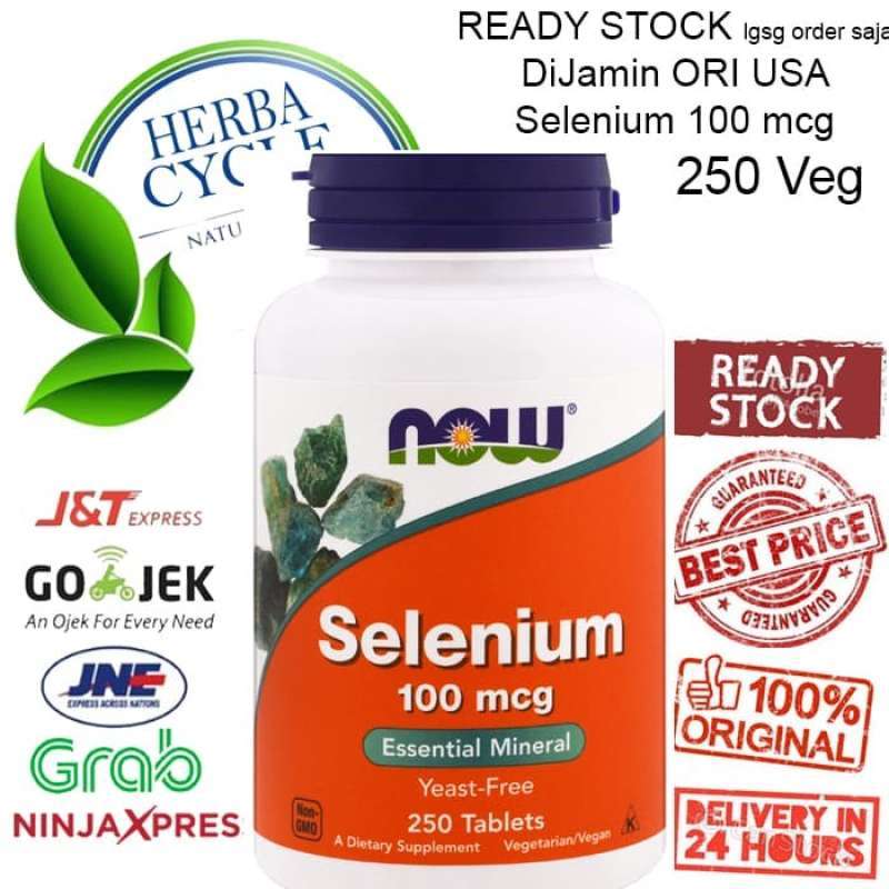 Promo Now Foods Selenium Yeast Free 100 Mcg 250 Tab Now Food Selenium ...