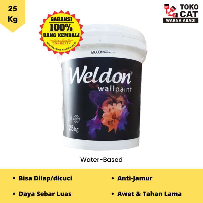Jual Cat Tembok Weldon Interior 25 Kg Di Seller Warna Abadi Jogja ...