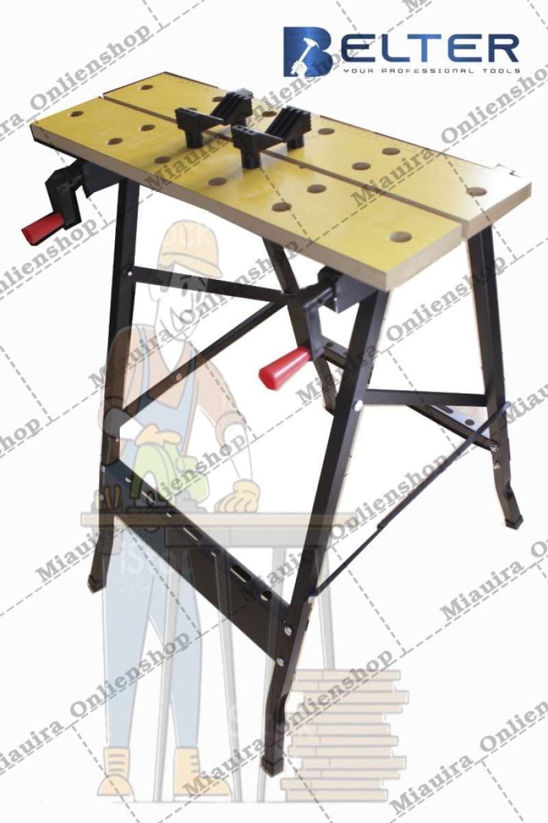 Promo Meja Kerja Workshop Krisbow Work Bench Portable Bisa Dilipat Meja ...