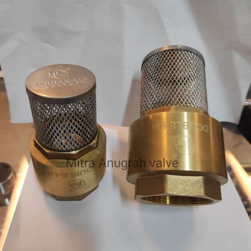 Promo Foot Valve Kuningan Drat 1 1/2inch / Foot Klep Kuningan Saringan ...