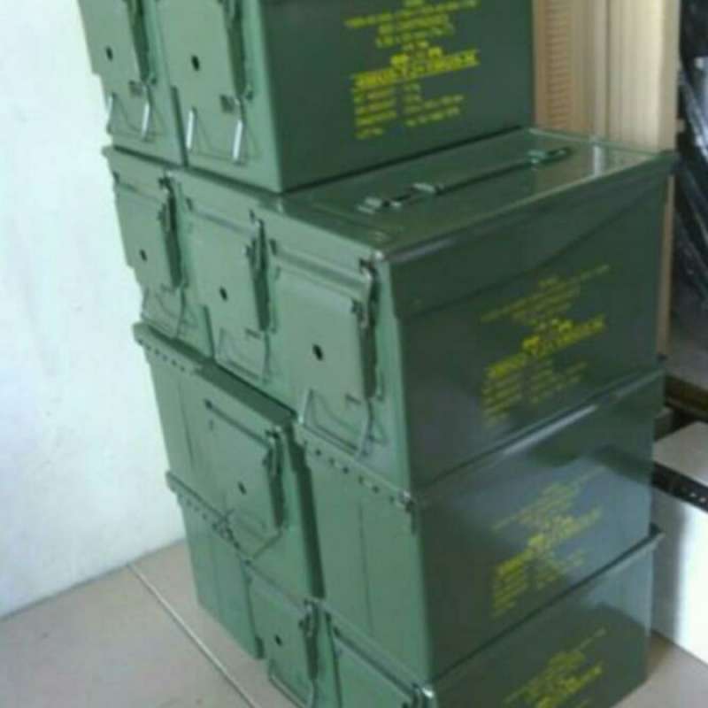 Promo Box Kotak Besi Multifungsi Bekas Isi Munisi Pindad Serbaguna ...