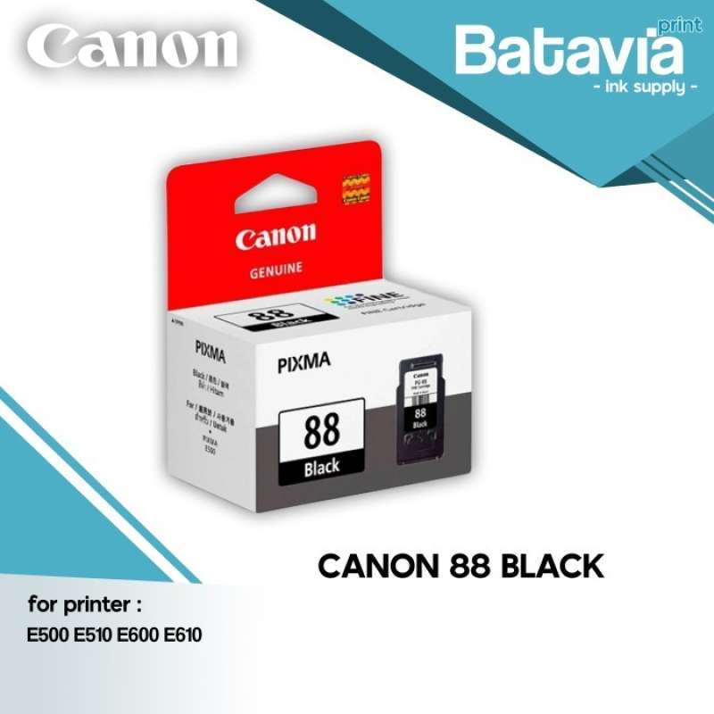 Promo Tinta Canon PG 88 Black Cartridge for printer E500 E510 E600 ...