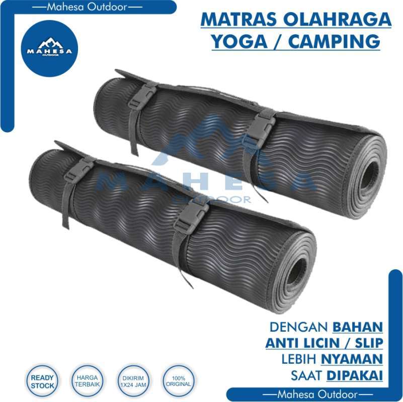 Jual Matras Olahraga Camping Yoga Hiking Gunung Gulung Bahan Anti Slip ...