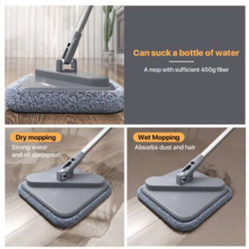 Jual Zolele M16 Alat Pel Yang Bisa Muter Self Wash Spin Mop Flat Mop ...