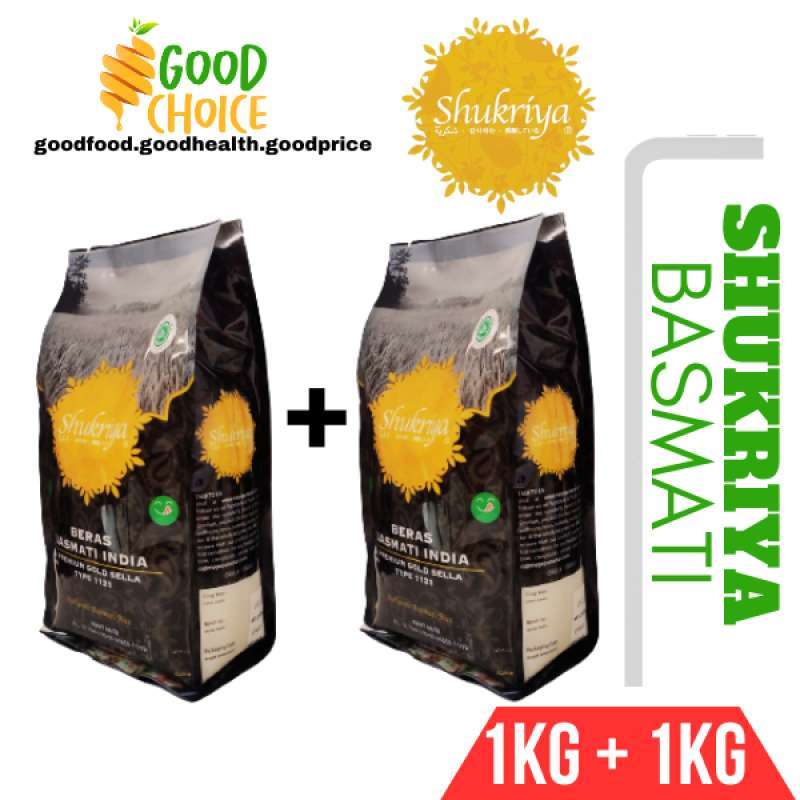 Jual Shukriya Basmati Rice / Beras Basmati 1 kg + 1kg di Seller ...