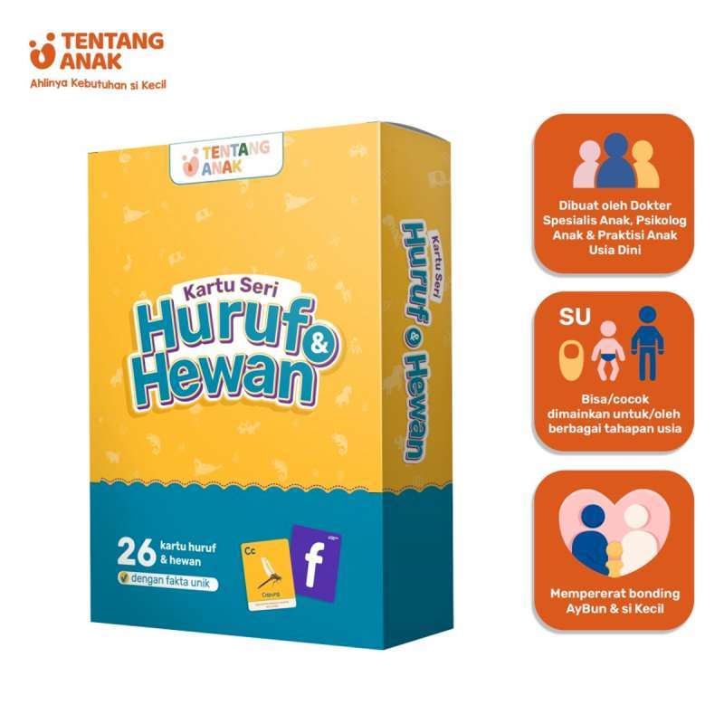Jual Mainan Flash Card Anak - Tentang Anak Flashcard Huruf Dan Hewan Di ...