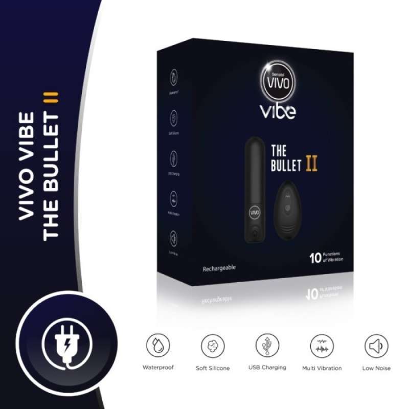 Promo VIVO VIBE THE BULLET II. Vibrator Getar Menggunakan Remote Diskon ...